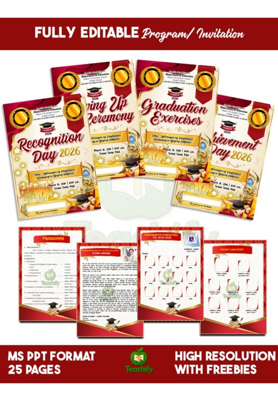 Graduation • Moving Up • Recognition • Achievement Program Invitations ...