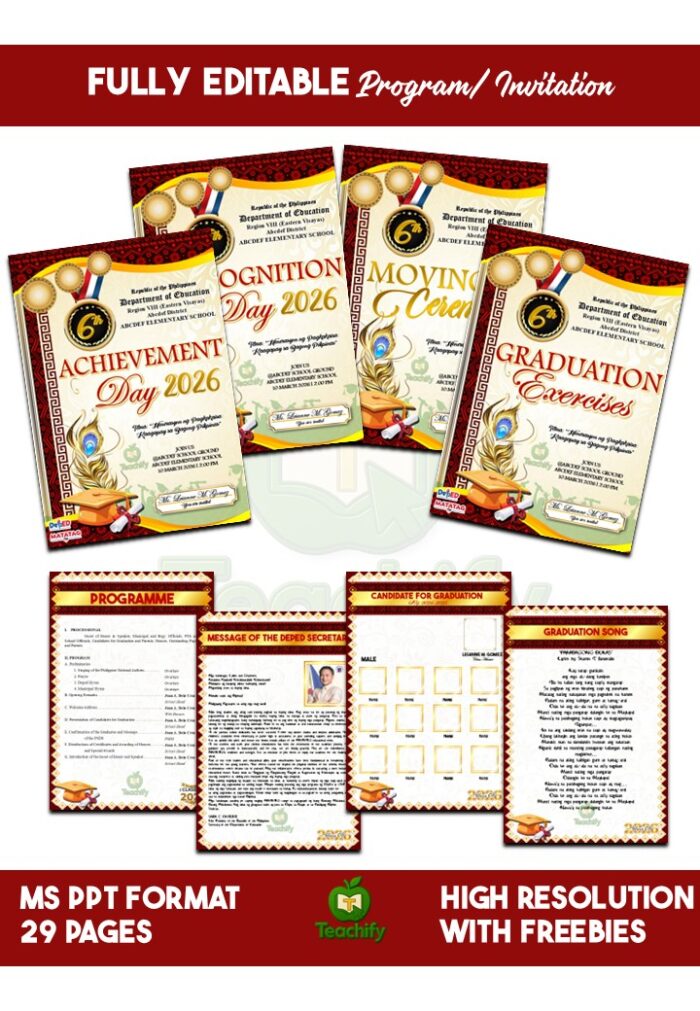 Graduation • Moving Up • Recognition • Achievement Program Invitations ...