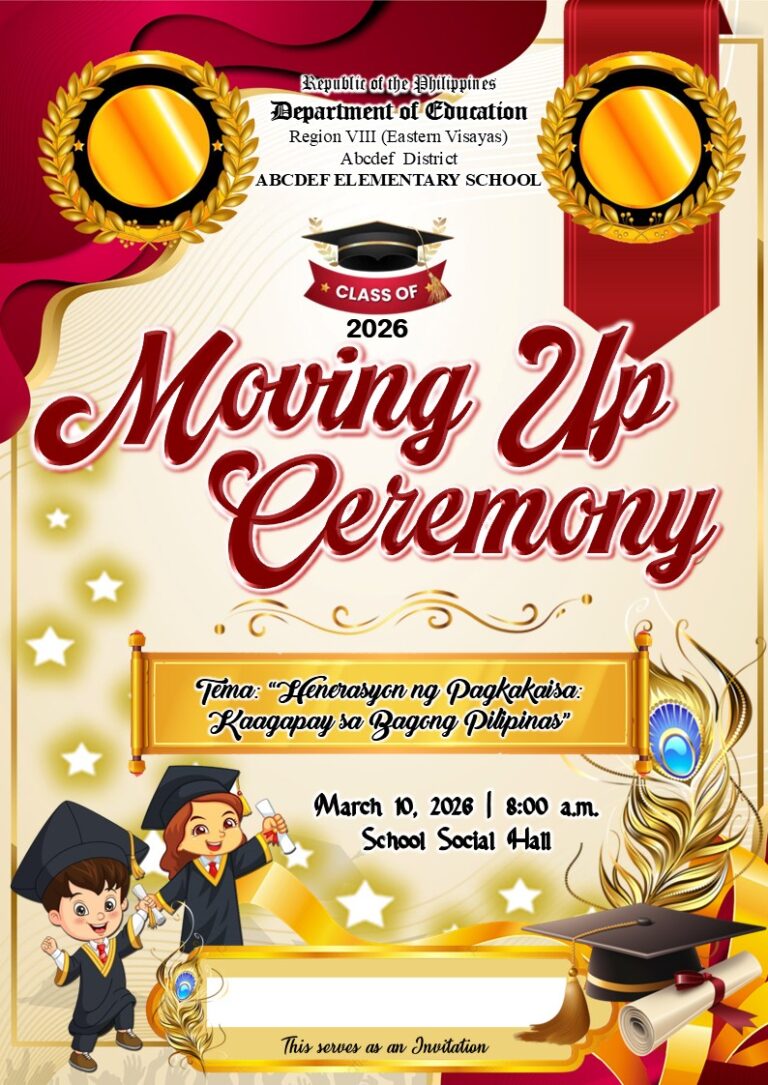 Graduation • Moving Up • Recognition • Achievement Program Invitations ...