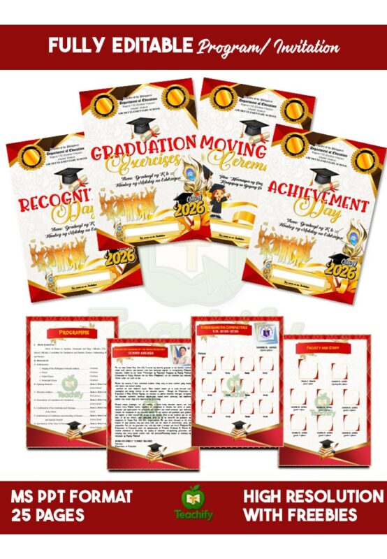 Graduation • Moving Up • Recognition • Achievement Package _MS ...