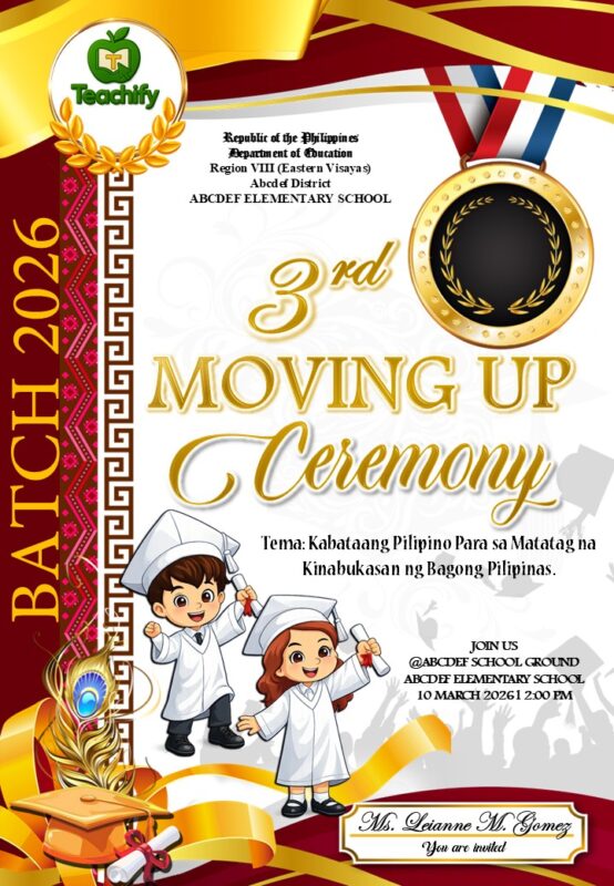 Graduation • Moving Up • Recognition • Achievement Program Invitations ...