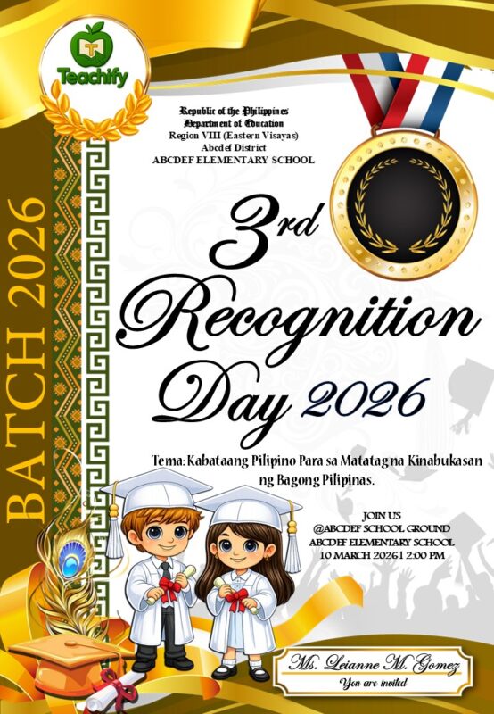 Graduation • Moving Up • Recognition • Achievement Program Invitations ...